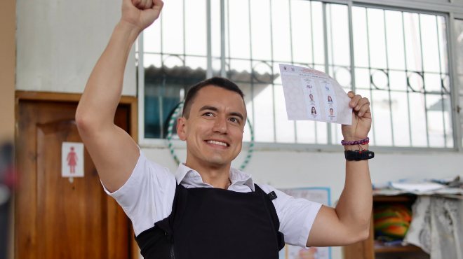 Daniel Noboa Azín gana la segunda vuelta electoral