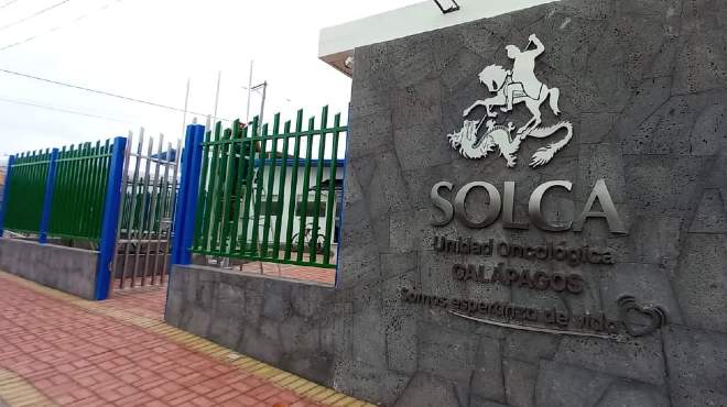 Unidad oncológica de SOLCA en Galápagos