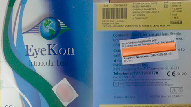 ARCSA emite alerta por Registro Sanitario caducado de lente intraocular ...
